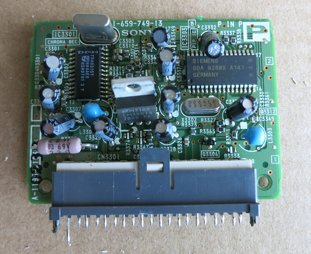 Sony KP-53S35 Signal Board “A” Components – New Screwdriver