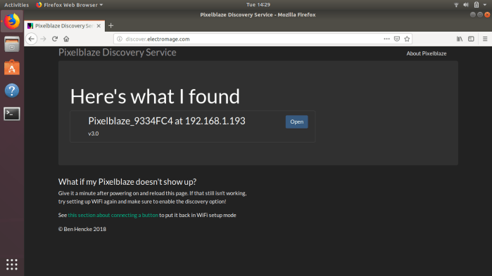 Pixelblaze Project Begins With Initial Setup – New Screwdriver