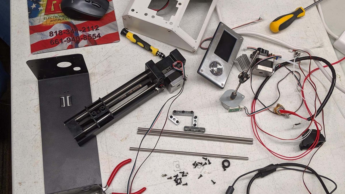 Repurposing Broken 3D Printer X-Axis To Use As Z-Axis – New Screwdriver