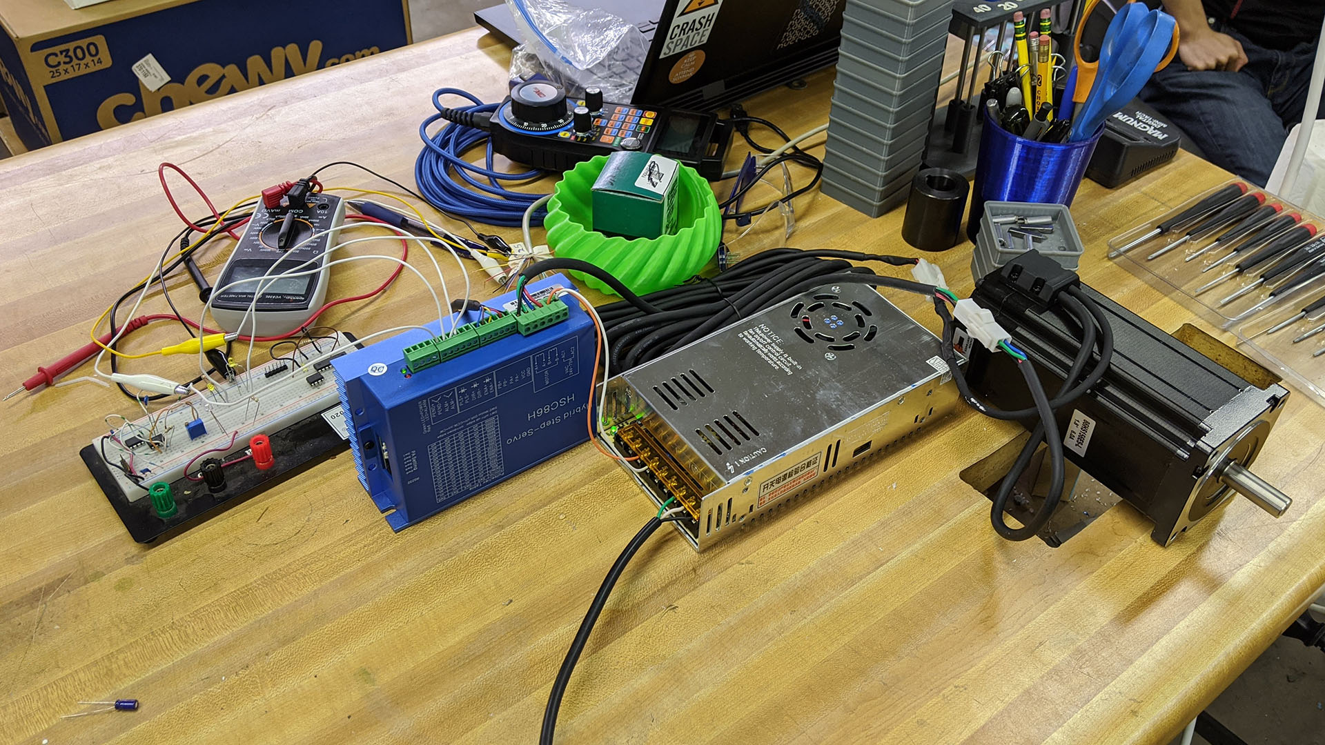 Successful LinuxCNC Stepper Motor Test – New Screwdriver