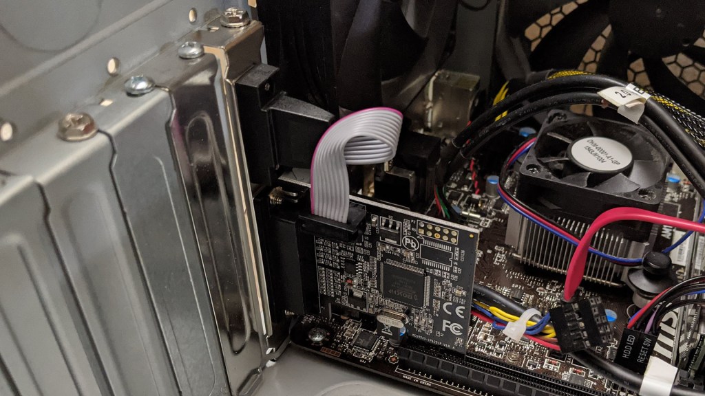 PCI Express Parallel Port Card for LinuxCNC – New Screwdriver