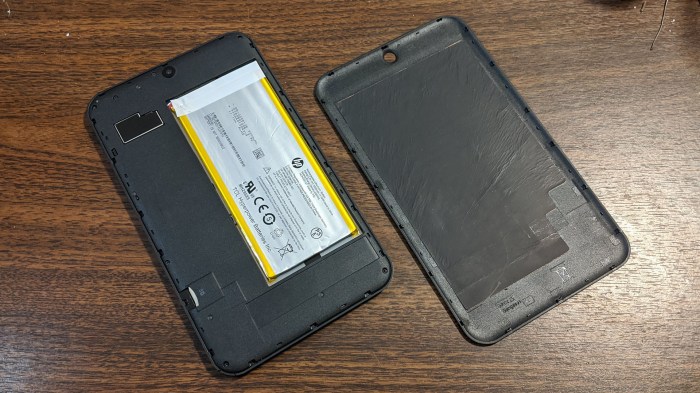 HP Stream 7 Battery Disconnect Test – New Screwdriver