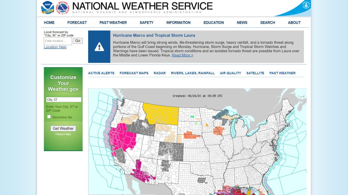 Brief Look At National Weather Service Web API – New Screwdriver