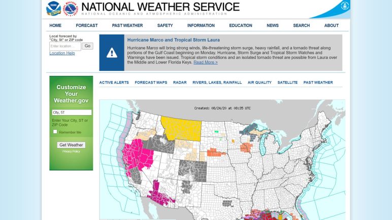 Brief Look At National Weather Service Web API – New Screwdriver