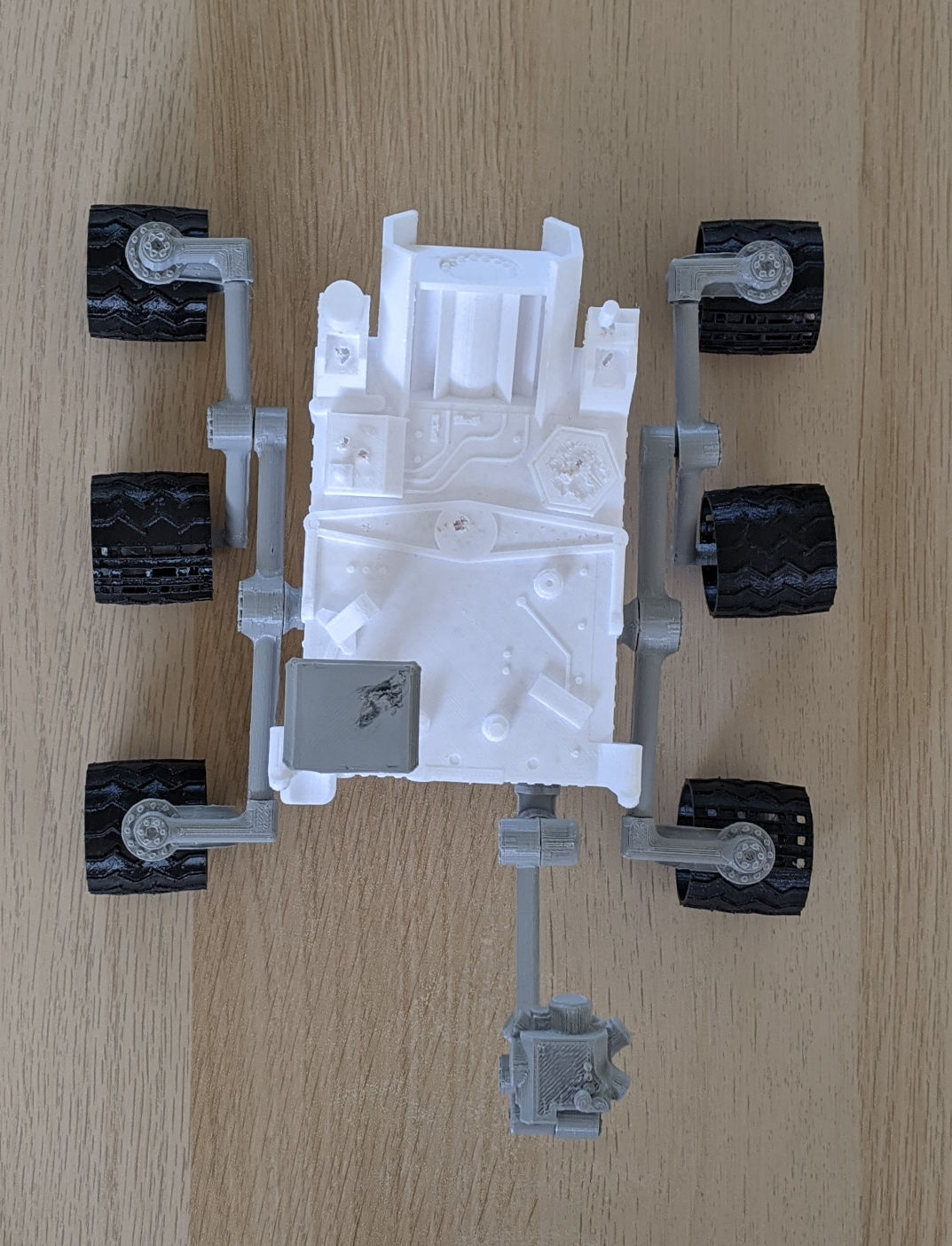 Built NASA’s Curiosity Rover 3D Printed Static Model – New Screwdriver