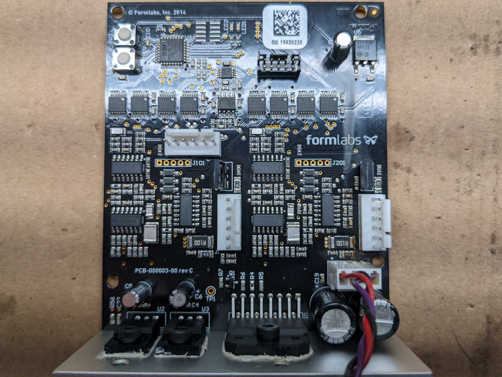 Form 1+ Galvanometer Control Board IC Roll Call – New Screwdriver