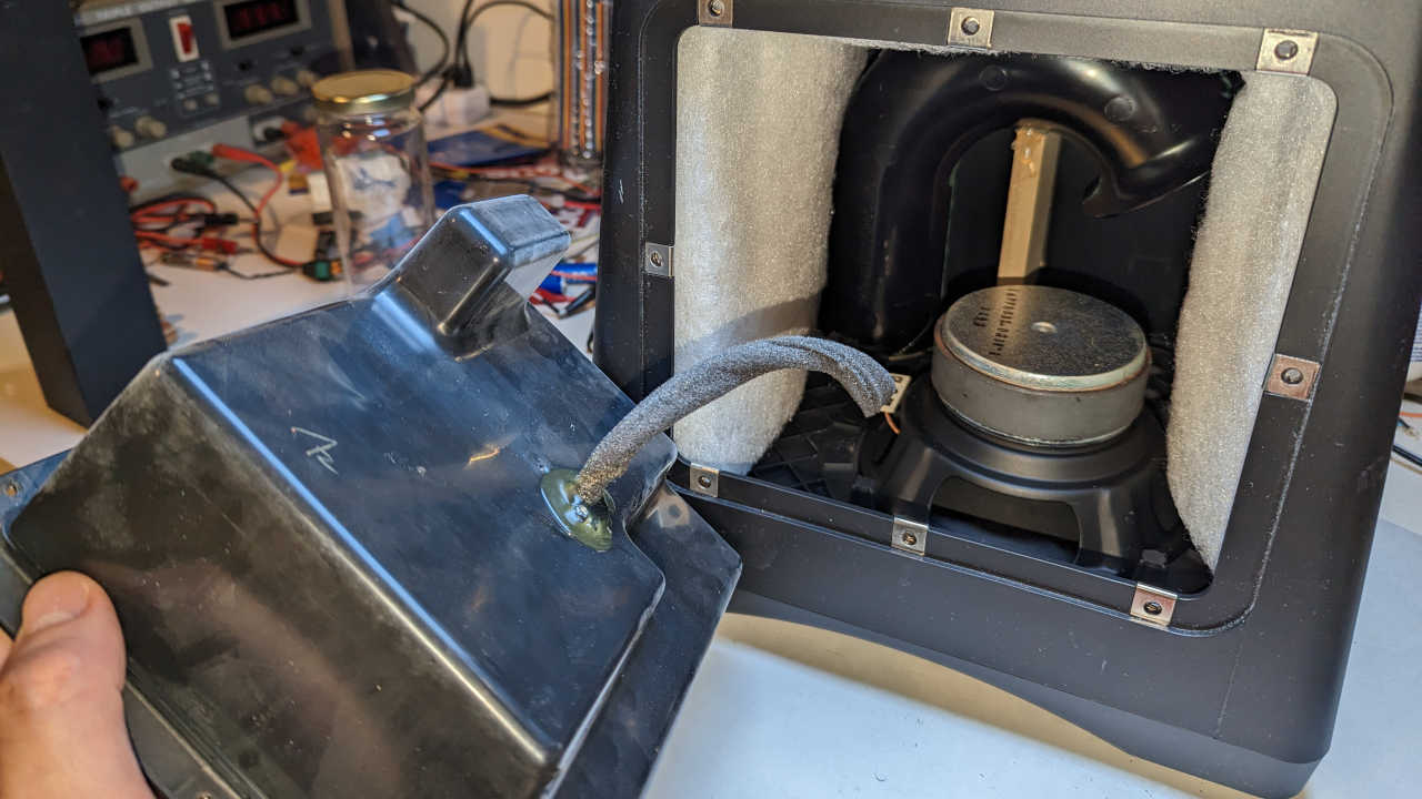 Capacitor Replacement on Insignia 100W Powered Subwoofer (NS-RSW211 ...