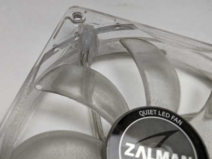 Zalman 120mm Case Fan, Clear with Blue LED (ZA1225CSL) – New Screwdriver