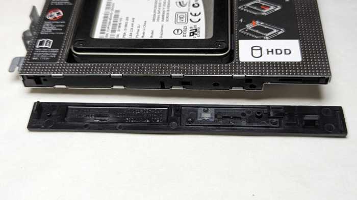 SATA Optical to 2.5″ Drive Adapter – New Screwdriver