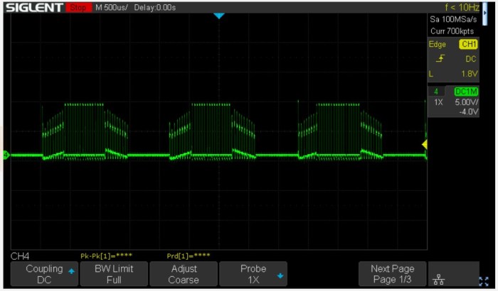 CD/DVD Motor on BLHeli_S Controller Under Oscilloscope – New Screwdriver