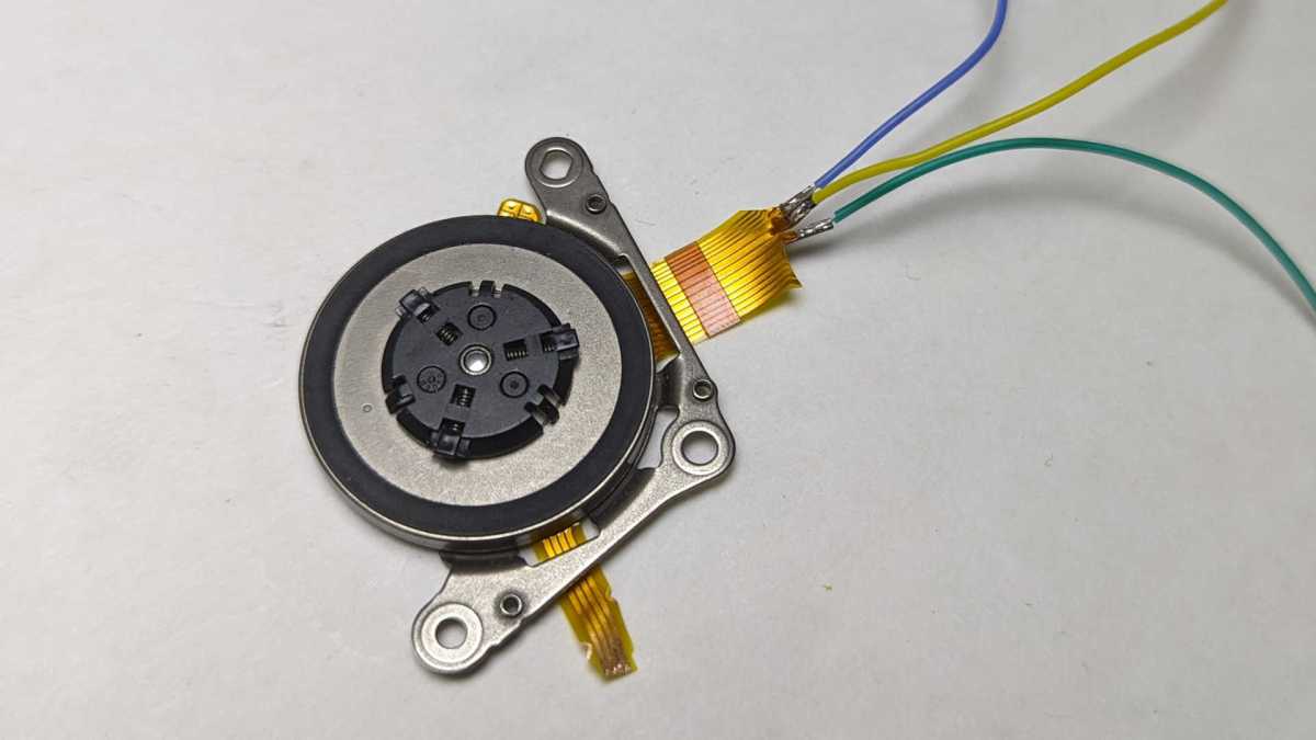 Prepare Salvaged CD/DVD Motor for Test – New Screwdriver