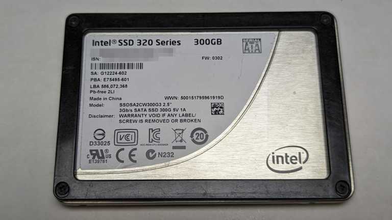 Intel SSD 320 Series Teardown – New Screwdriver