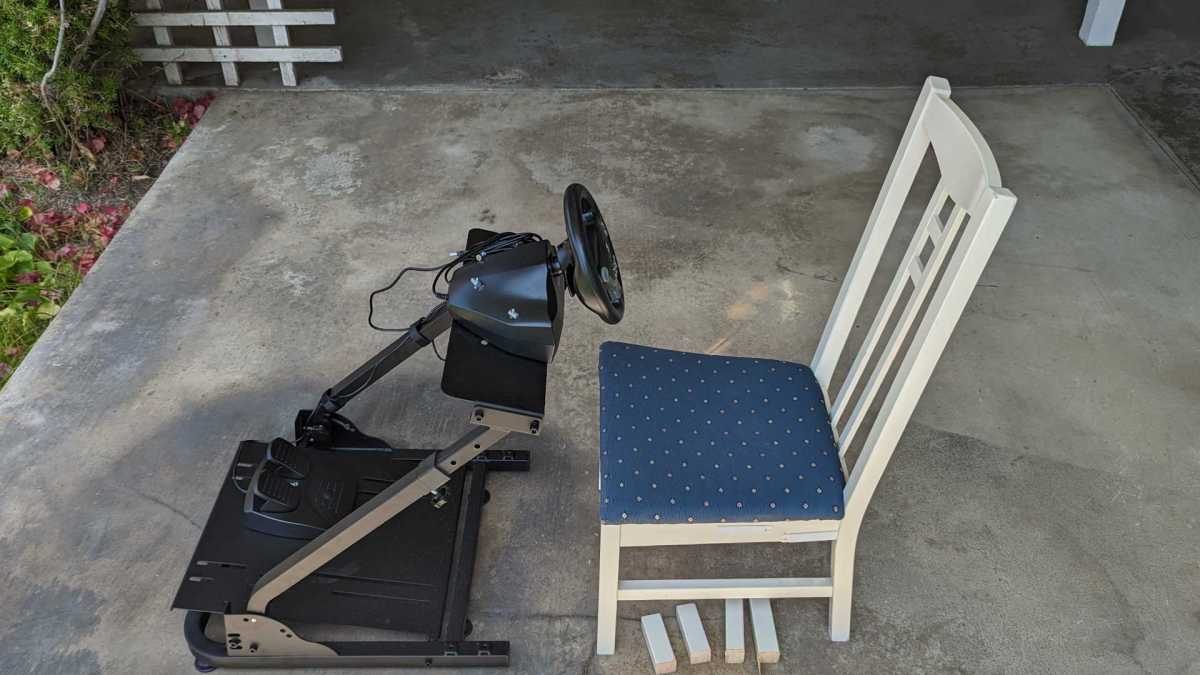 Lowering IKEA Chair for Driving Games – New Screwdriver