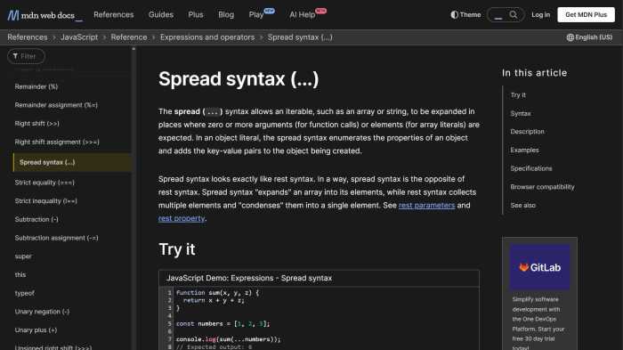 JavaScript Spread Syntax and Other Un-Google-Able Shorthand – New ...