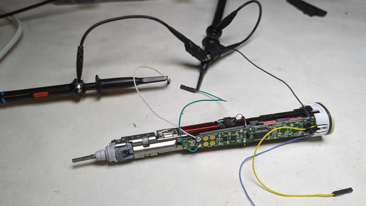 Philips Sonicare (HX6530) Under Oscilloscope – New Screwdriver