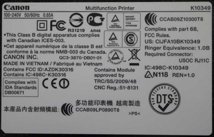 Canon Pixma MX340 Base Panels – New Screwdriver