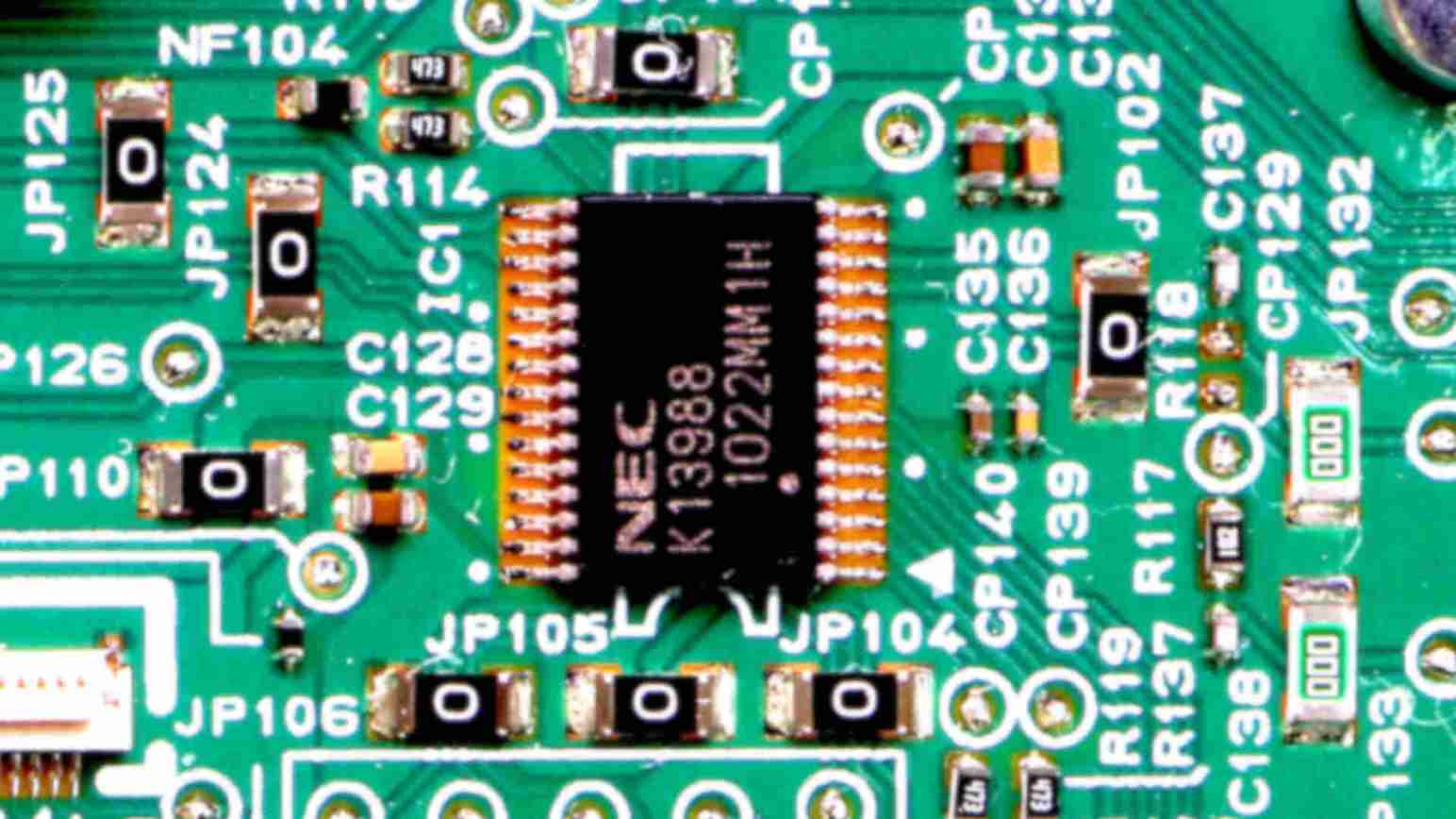 Canon Pixma MX340 Control Panel IC Pinout (NEC K13988) – New Screwdriver