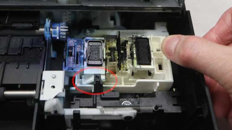 MX340 Print Head Maintenance Assembly Range of Motion – New Screwdriver